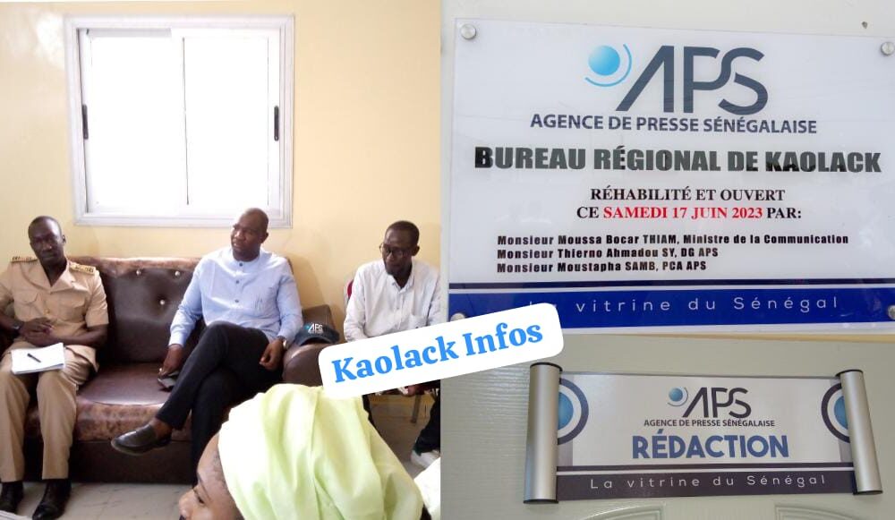 Kaolack: Réouverture officielle du bureau régional de l’APS – Kaolackinfos