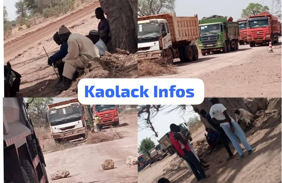 Mbadakhoune: Les populations de Paffa bloquent les travaux de la route ...