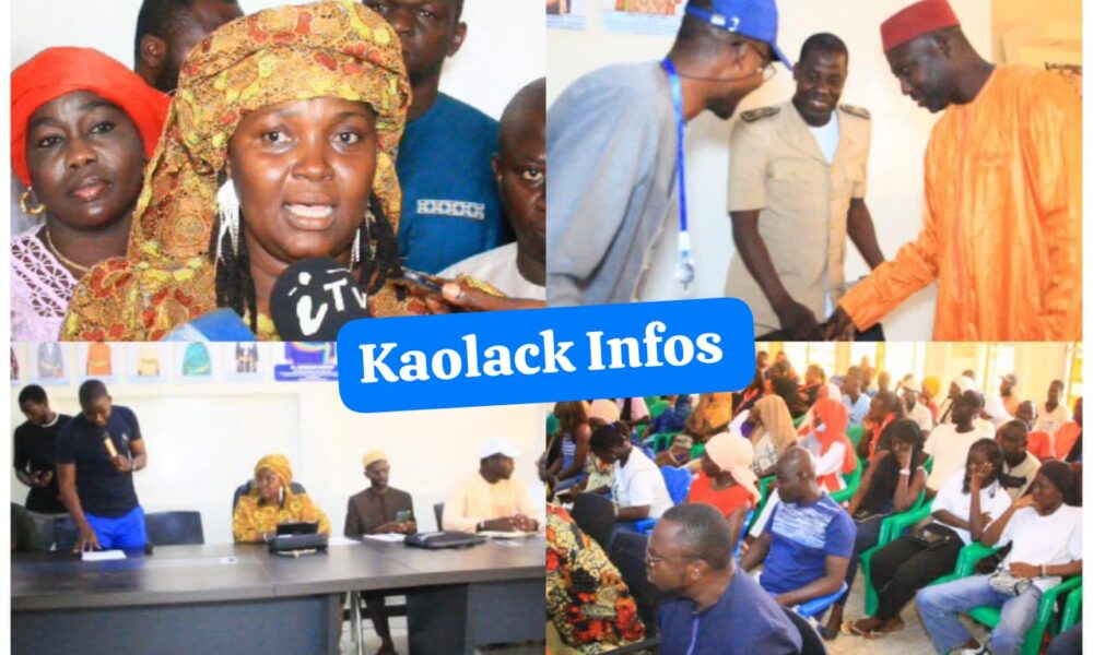 Kaolack: Les jeunes sensibilisés sur les opportunités d’emploi ...